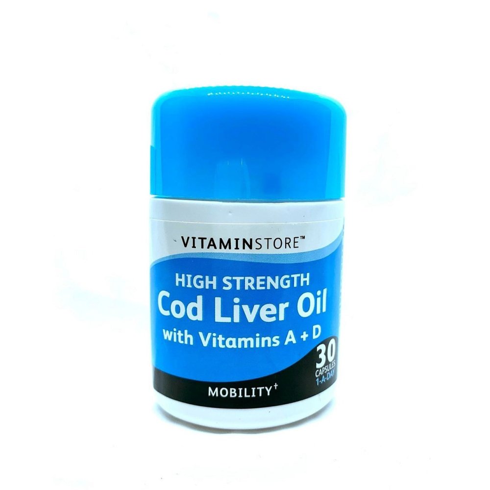 HIGH STRENGTH COD LIVER 100MG 30S | Murrays Health & Beauty (Paul ...