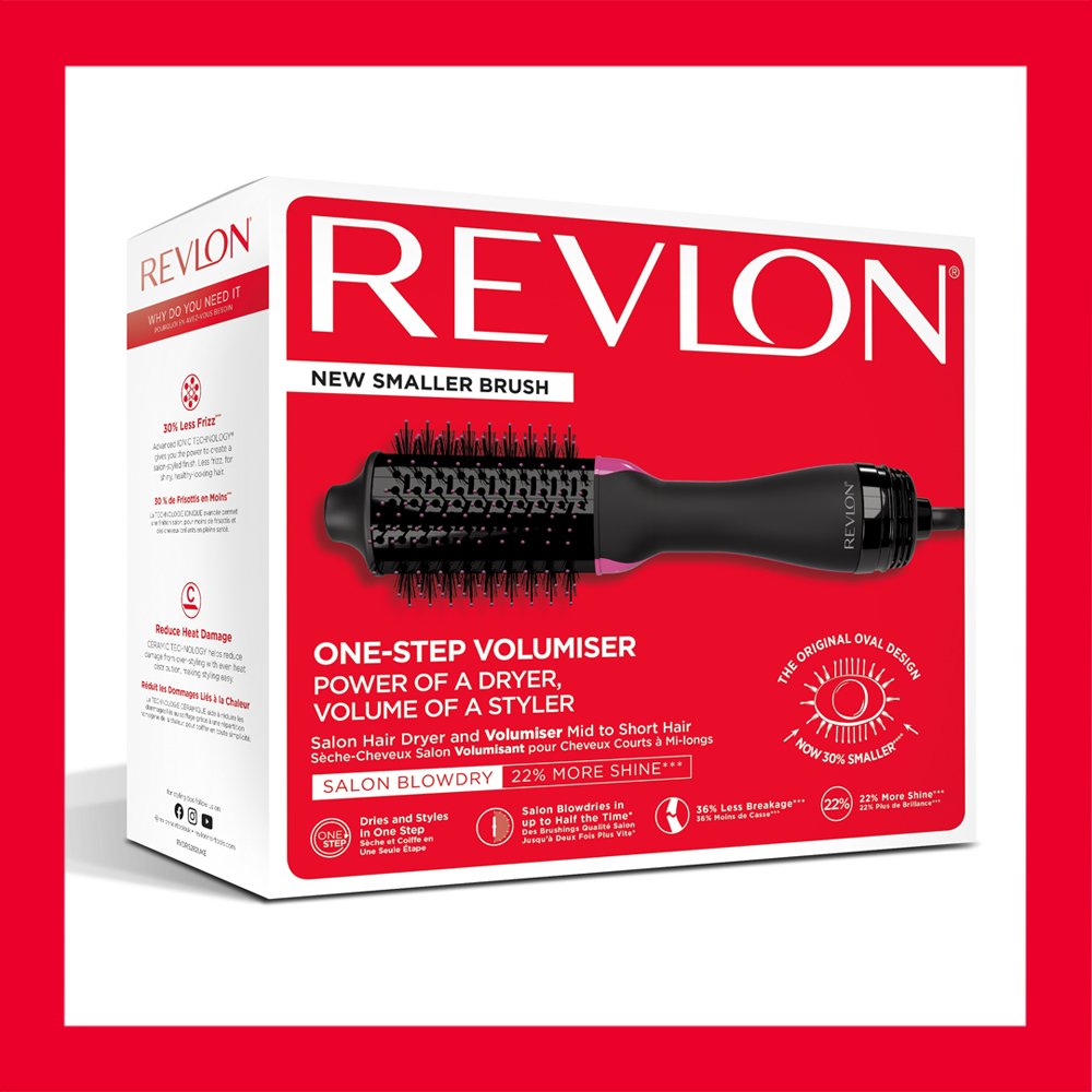 REVLON ONE STEP VOLUMISER MID TO SHORT HAIR | Murrays Health & Beauty ...
