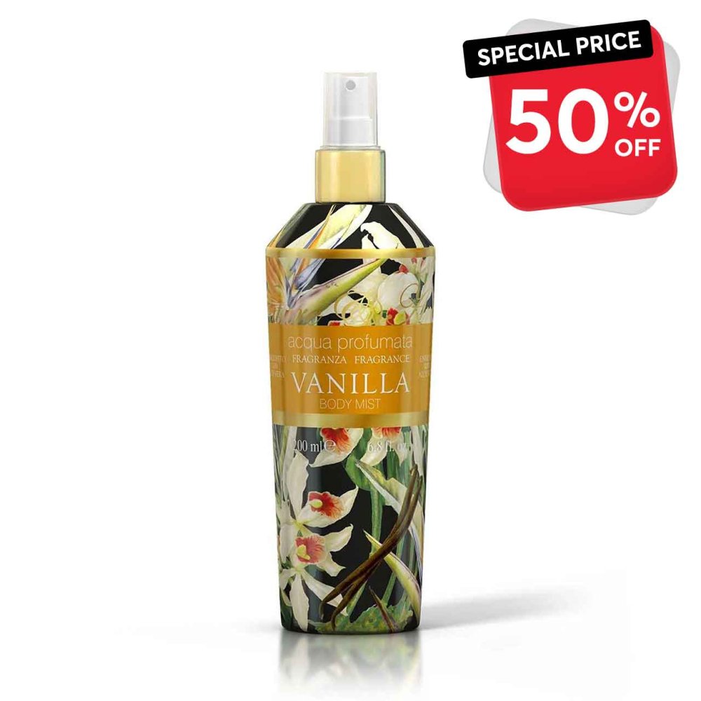 VANILLA SCENTED BODY WATER 200ML | Murrays Health & Beauty (Paul Murray ...